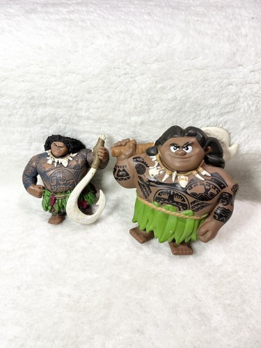 Lot Of 2 Disney Moana Maui figures. Both Made In Vietnam. Great ...