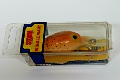 Storm Wiggle Wart Fishing Lure Pumpkin Seed 85 | eBay