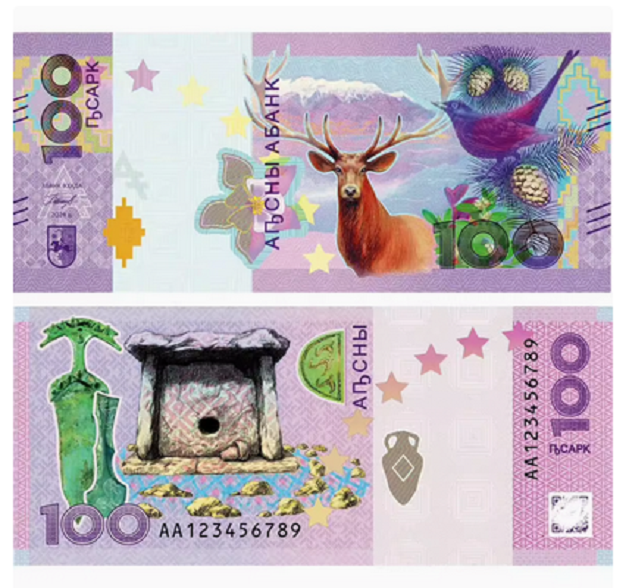 2024 ABKHAZIA 100 Apsar Commemorative UNC New Banknotes | eBay