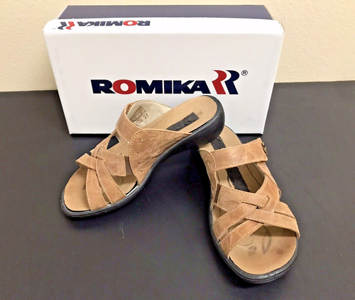 Romika Sandals Shoes Women 37-Sz 6 Ibiza 99 Casual Comfort Slip On ...