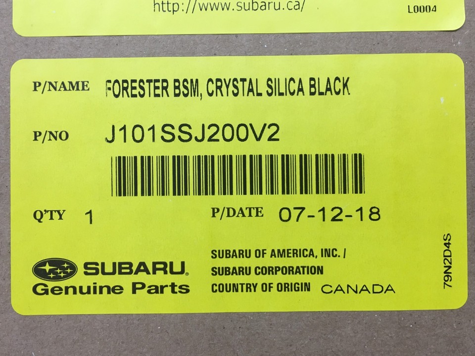 2019-2024 Forester GENUINE SUBARU BODY SIDE MOLDINGS ALL COLORS OEM SET ...