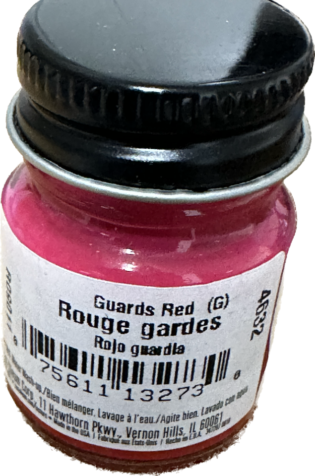 NEW TESTORS Model Master 0.5 oz paint GUARDS RED 4632 ACRYLIC | eBay