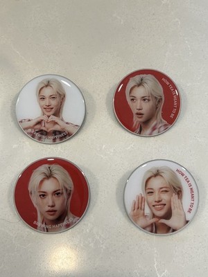 NEW STRAY KIDS Felix x Gong Cha Collaboration Metal Pins / Badges | eBay