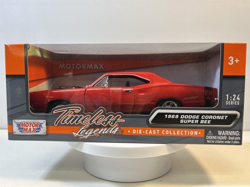 1969 Dodge Super Bee Diecast Model Car: 1/24 Scale New In the Box By ...