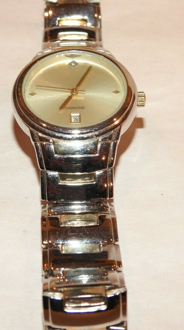 Men's Allude Watch, Date & Diamond, Japan Movement, Needs Battery | eBay