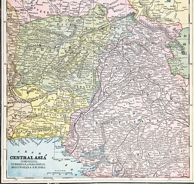 Pre-1900 - Central Asia Map