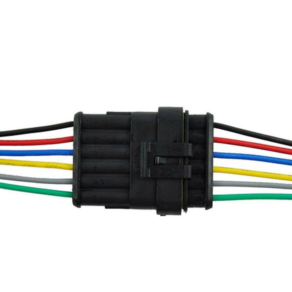 10 X 6 Pin Way Car Auto Waterproof Electrical Connector Plug Socket ...