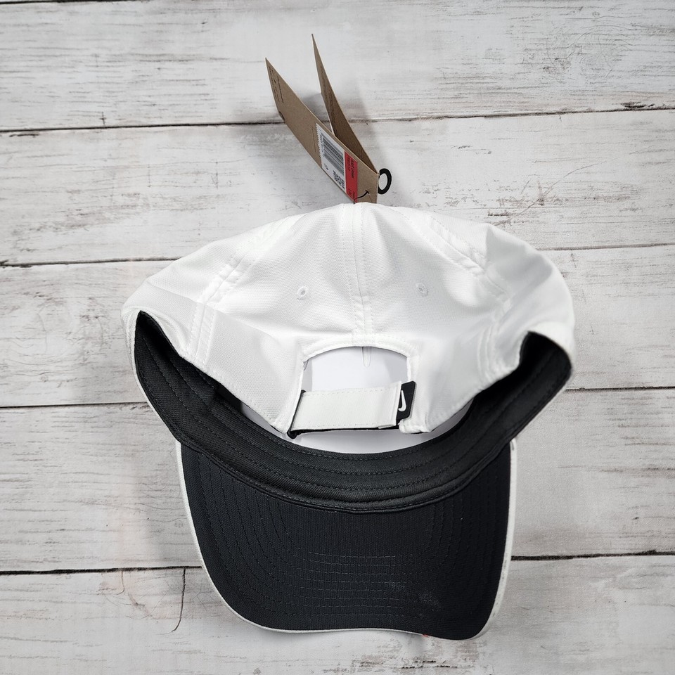 Nike Dri-FIT Club Structured Swoosh Cap White/Black FB5625-100 L/XL NWT ...