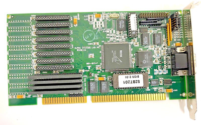 VINTAGE ALPHA SYSTEMS LAB WEITEK 5286-080-PFP ZIPP MEM 8/16 BIT ISA VGA ...