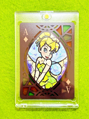 Tinkerbell DISNEY STAINED GLASS REFRACTOR 2023 Disney 100 Tenyo JAPAN ...