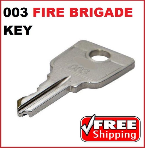 Fire Brigade 003 Key Cut To Code Suits Australian Emergency Services ...