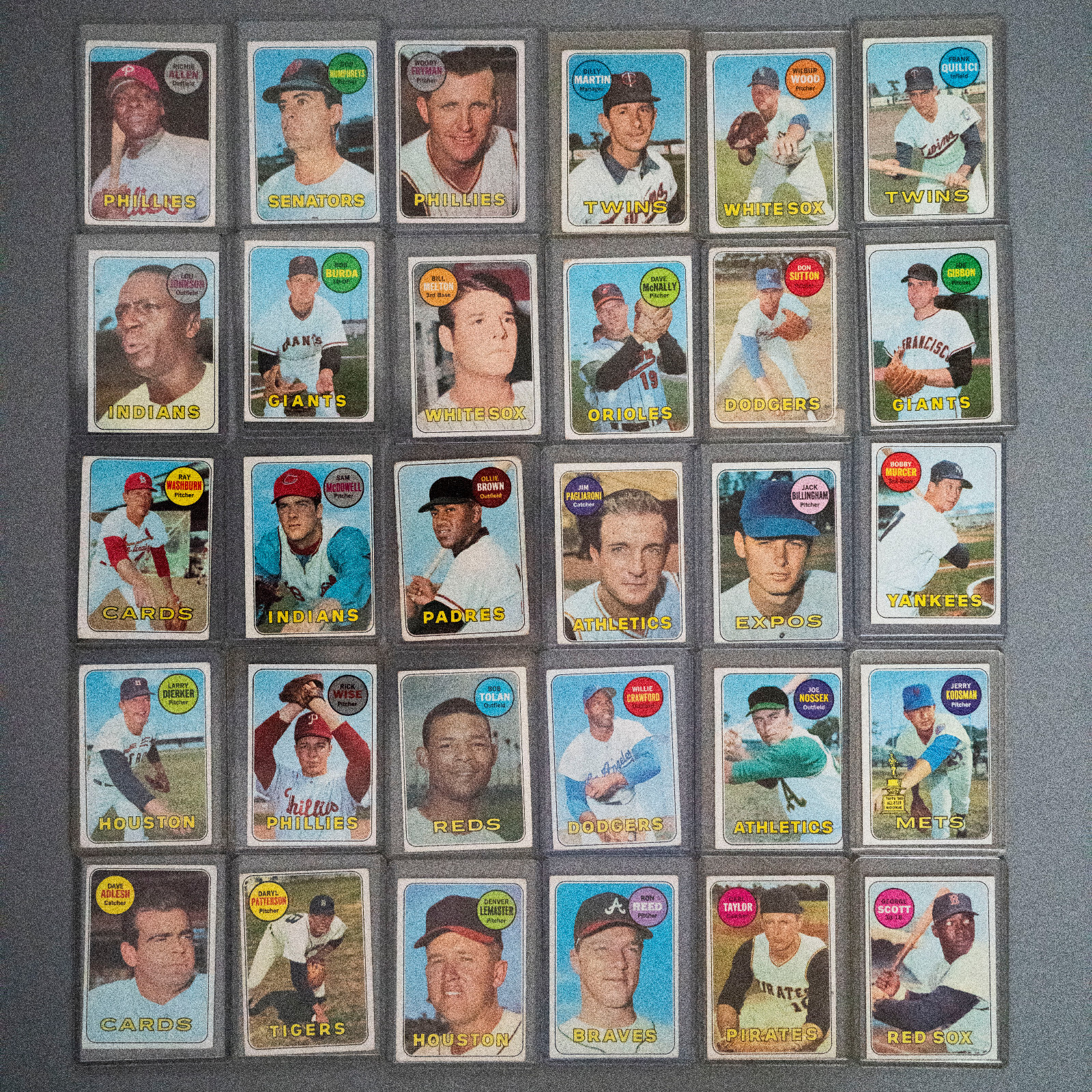 Vintage 1969 Topps Baseball Set Starter Lot (61 cards) VG/EX | eBay