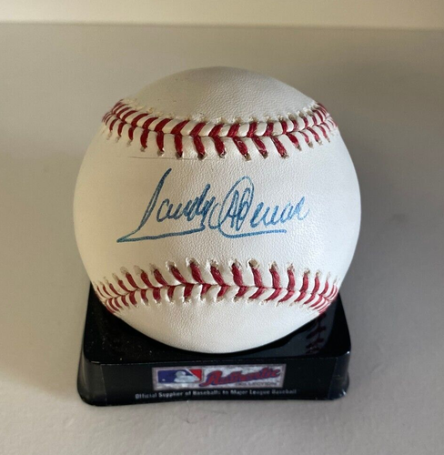 SANDY ALOMAR JR METS/ANGELS SIGNED AUTOGRAPHED M.L. BASEBALL BECKETT | eBay