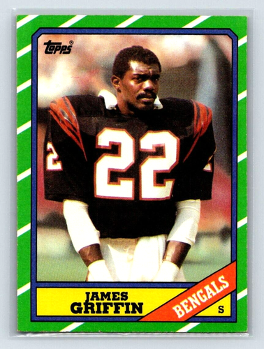 1986 NFL Topps James Griffin #265 Cincinnati Bengals 86-TFBC | eBay