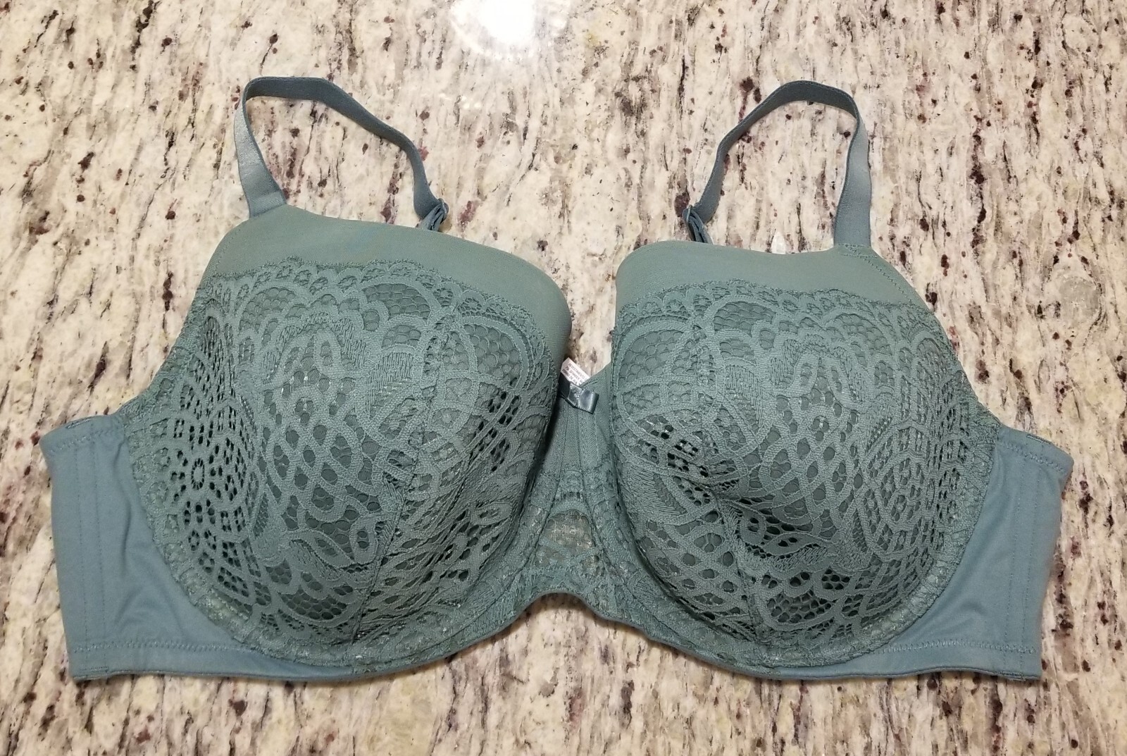 Auden Bra 46DD Lightly Lined Balconette Underwire Gre… - Gem