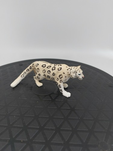Schleich Snow Leopard White Black Spotted 1.5 inch Animal Wildlife ...