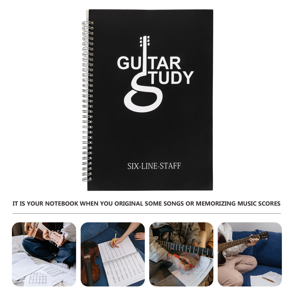 Bass Guitars Music Book Blank Tablature Note Notebook Beginner Sheet ...