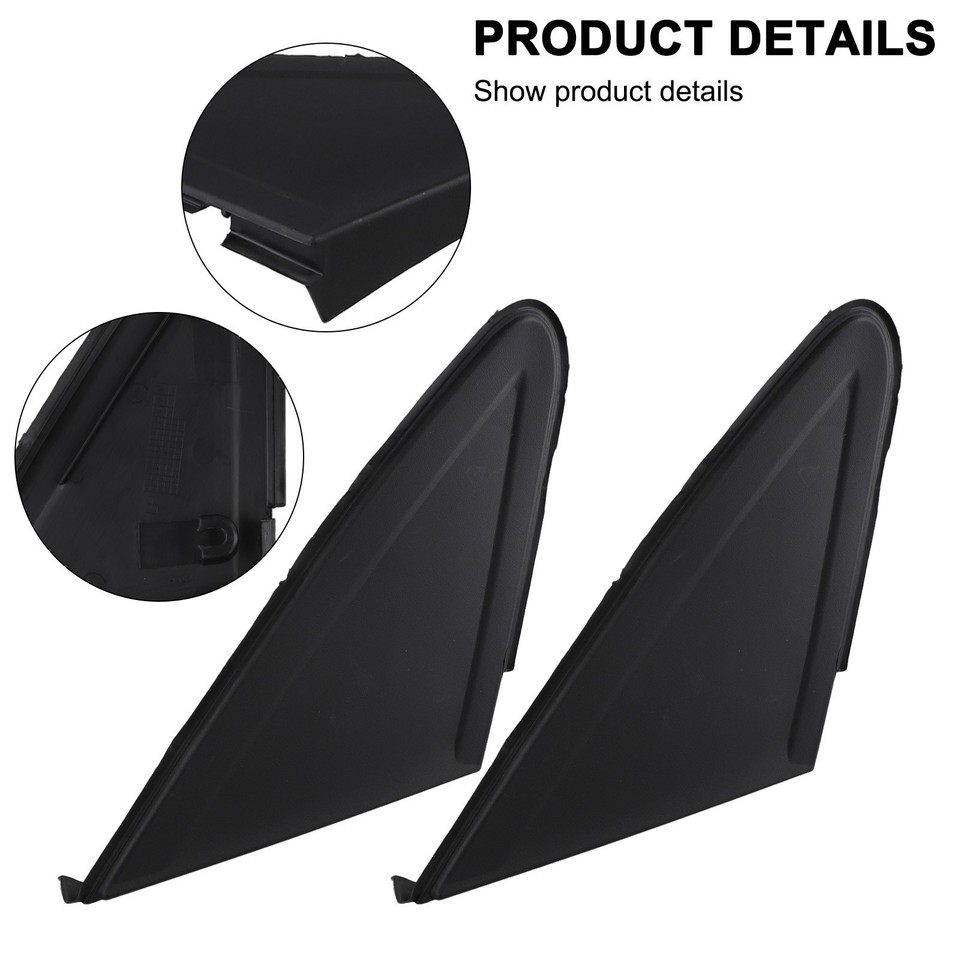Corner Molding Triangle Fender Corner Molding Anti-corrosion Black ...