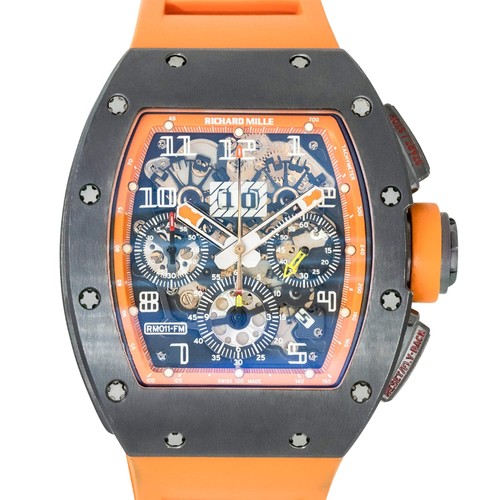 Richard Mille RM011-FM Felipe Massa Titanium Orange Storm Watch | eBay