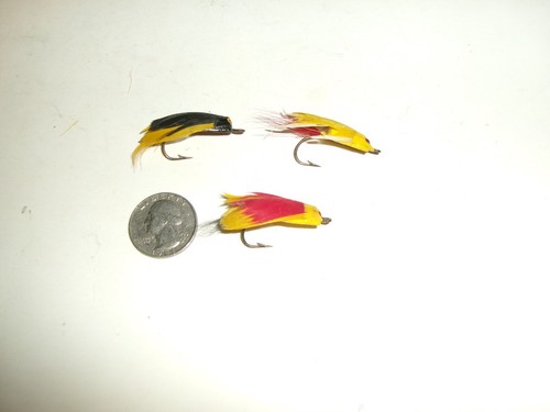 Lot of 3 Vintage Weber Flat Bottom Popper Fly Rod Lure Miller Akle ...