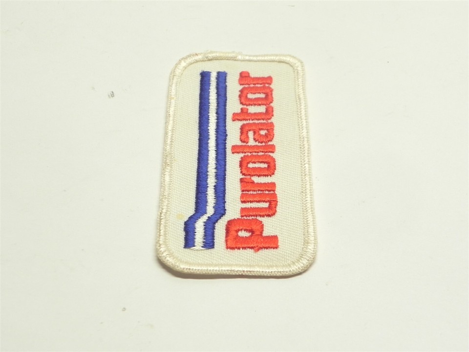 VINTAGE PUROLATOR AUTOMOTIVE OIL FILTERS COMPANY PATCH 4 1/4" HAS WEAR ...