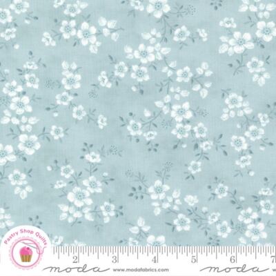 Moda CASCADE 44322 13 Sky Blue FLORAL 3 SISTERS Quilt Fabric | eBay