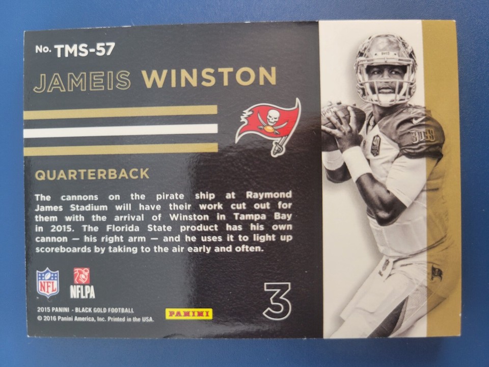 Jameis Winston 2015 PANINI BLACK GOLD TEAM SYMBOLS ROOKIE RC #D /149 ...