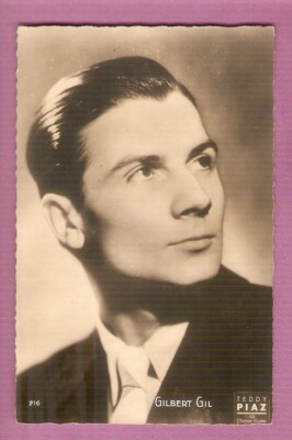 Gilbert GIL carte postale vintage CINEMA Ed.O.P. ph.PIAZ | eBay