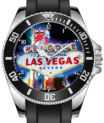 Las Vegas Nevada Novelty Art Sporty Unique Stylish Wrist Watch | eBay