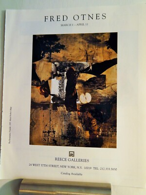 FRED OTNES ART PIECE VTG ORIG 1996 ADVERTISEMENT | eBay