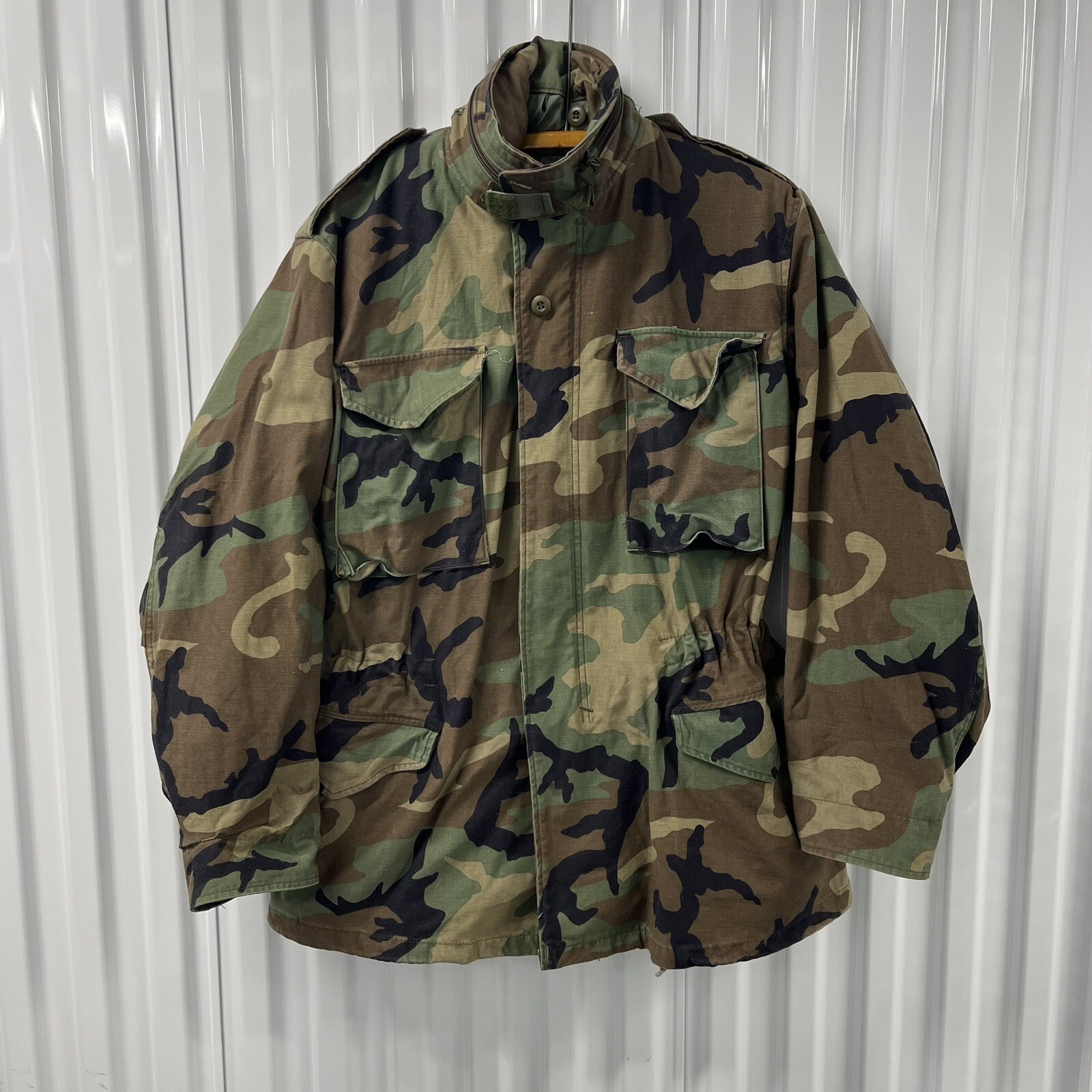 Vintage USGI M-1965 M65 Woodland Camo Field Jacket 19… - Gem