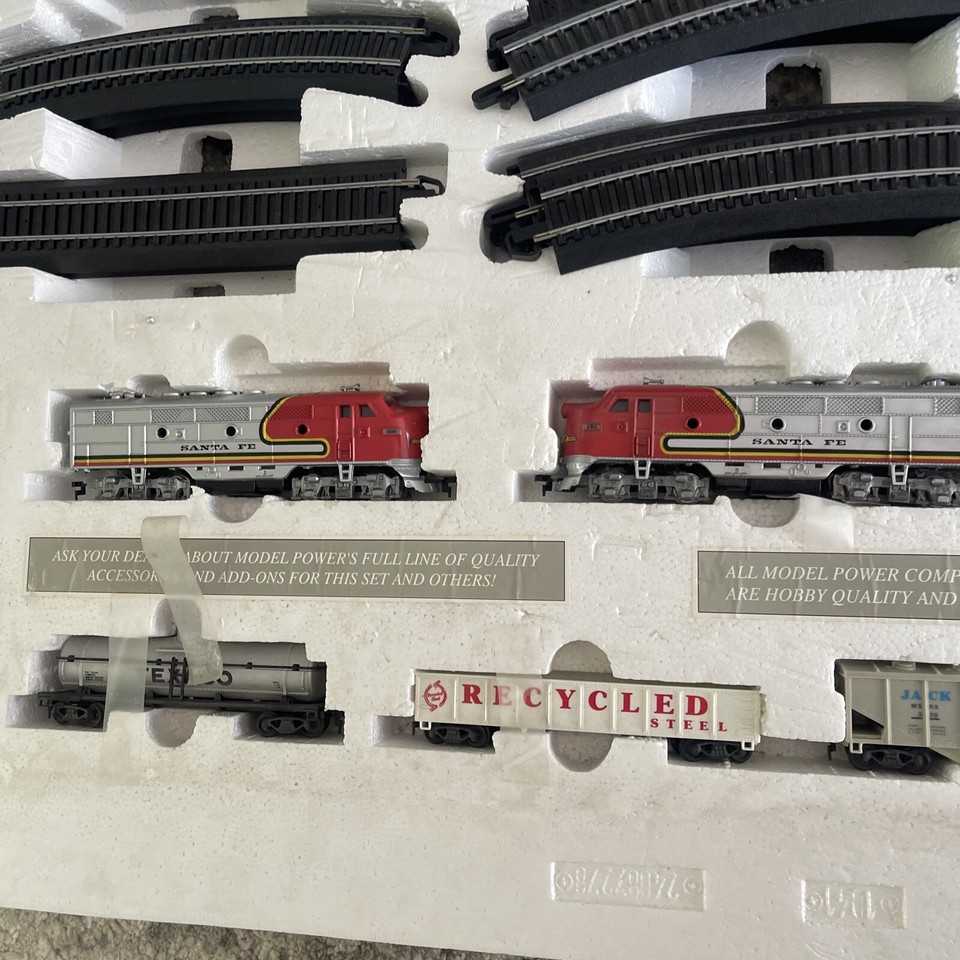 Vintage Rare MODEL POWER HO Scale Train Set Twin Diesel No 1041 ...
