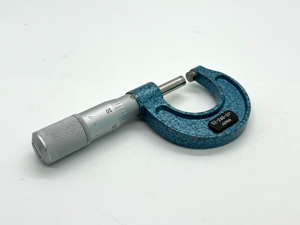 FOWLER Outside Micrometer - 0-1" Range, .0001" Grads, 52-240-001 | eBay