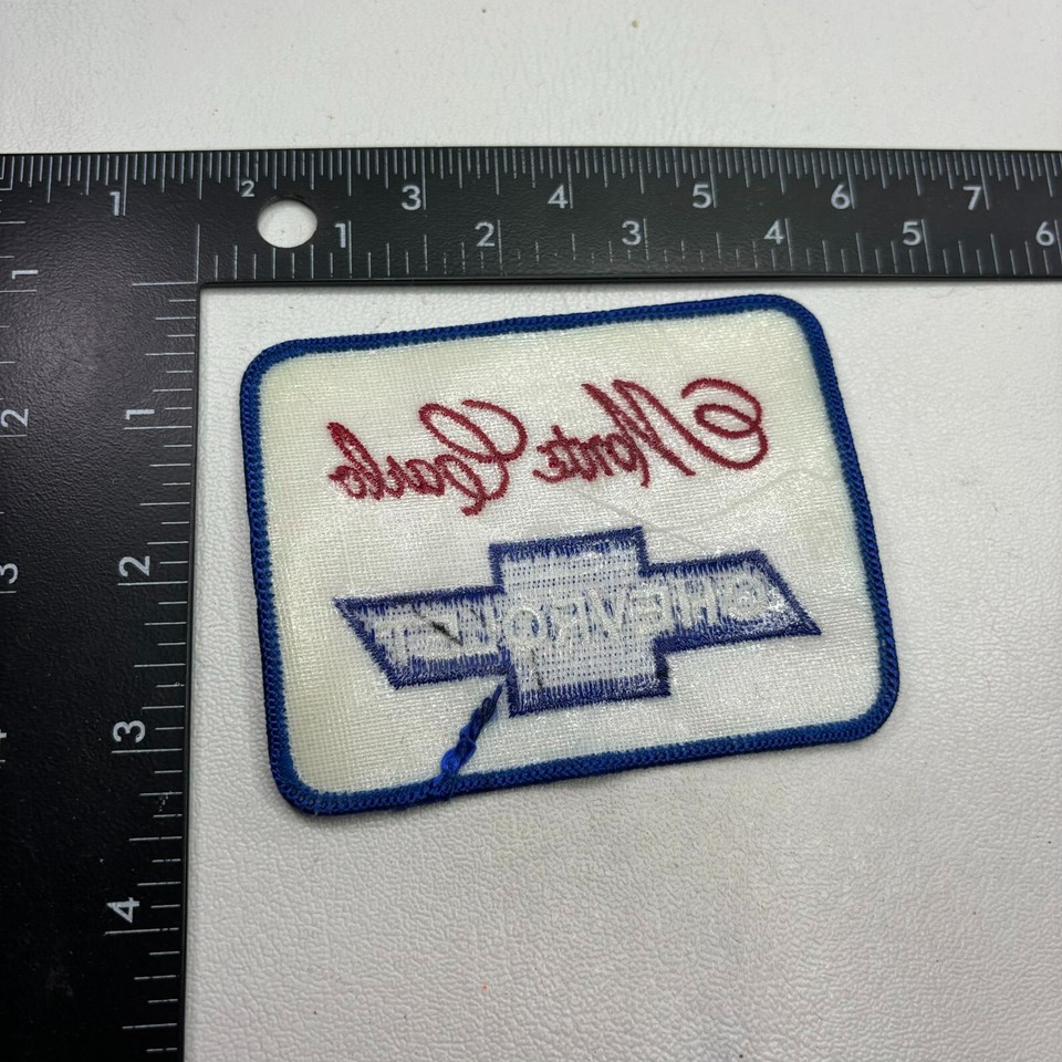 Vintage MONTE CARLO By Chevrolet Car Auto Embroidered Patch 47D4 | eBay