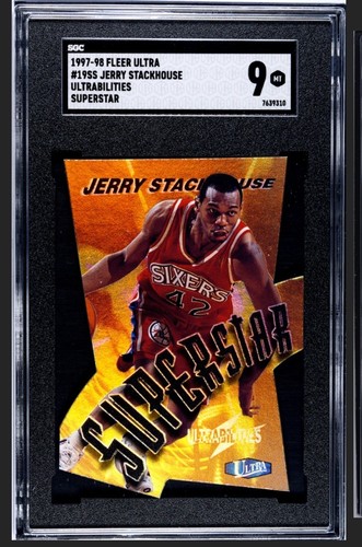 1997-98 Fleer Ultra - Ultrabilities Jerry Stackhouse #19 SS Superstar ...