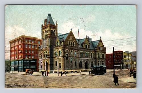 Dayton OH-Ohio, United States Post Office, Antique Vintage c1909 ...