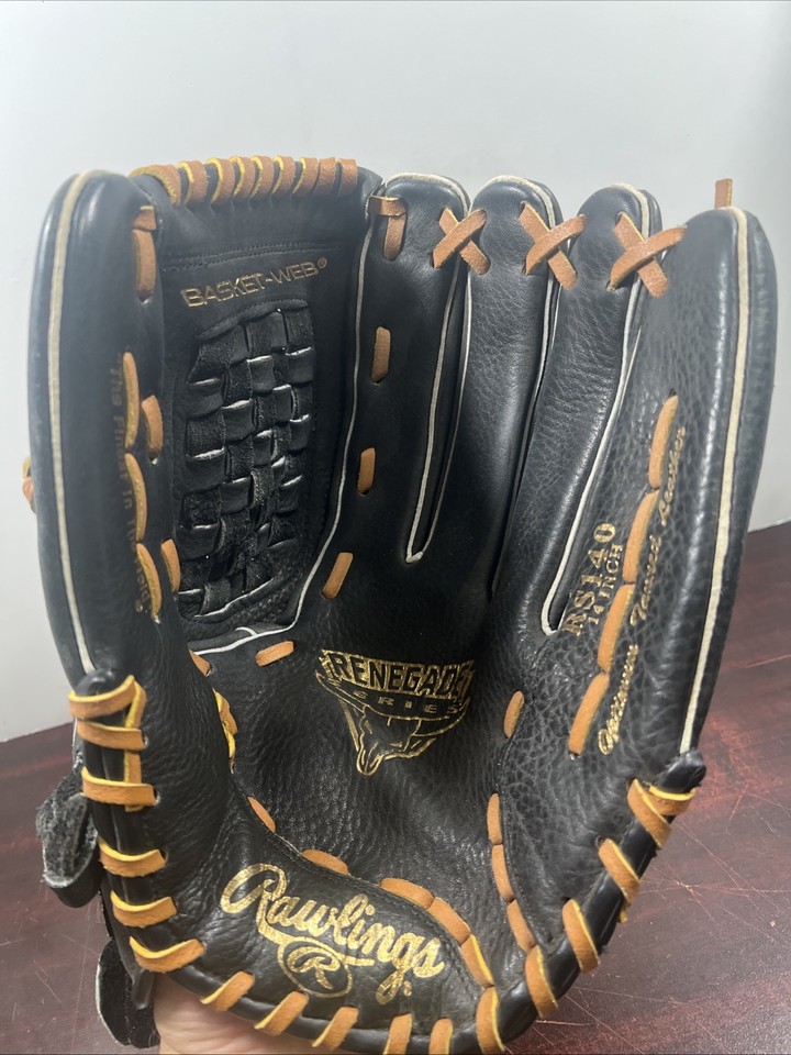 Rawlings Renegade Fastback RS140 14" Softball Glove All Leather Shell ...