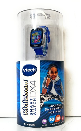 VTech KidiZoom DX4 Smartwatch with Dual Camera, Blue, For 4+, 80-575200 ...
