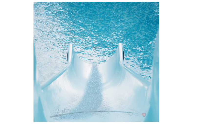 Pool Water Slide Spray Kit Swimming Straight Curved Nozzle Fittings ...