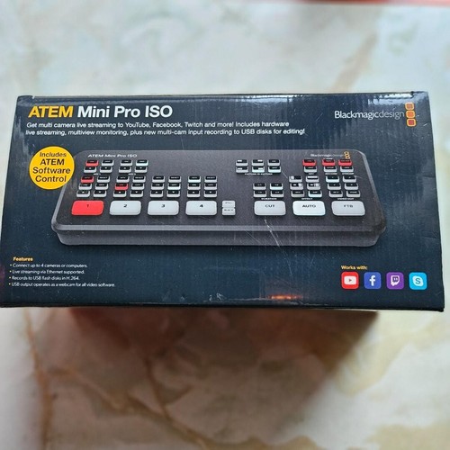 Blackmagic Design ATEM Mini Pro ISO Live Production Switcher （Used） | eBay