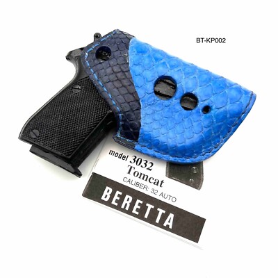 Beretta 3032 Tomcat Holster Genuine Leather genuine python skin by Tzar ...