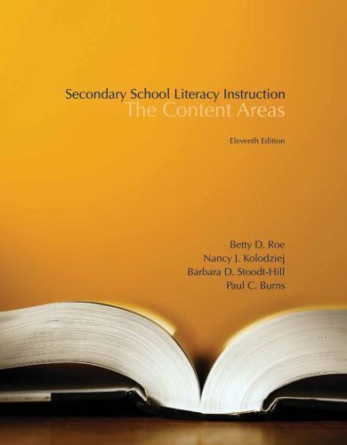 Secondary School Literacy Instruction : The Content Areas, Hardcover by ...
