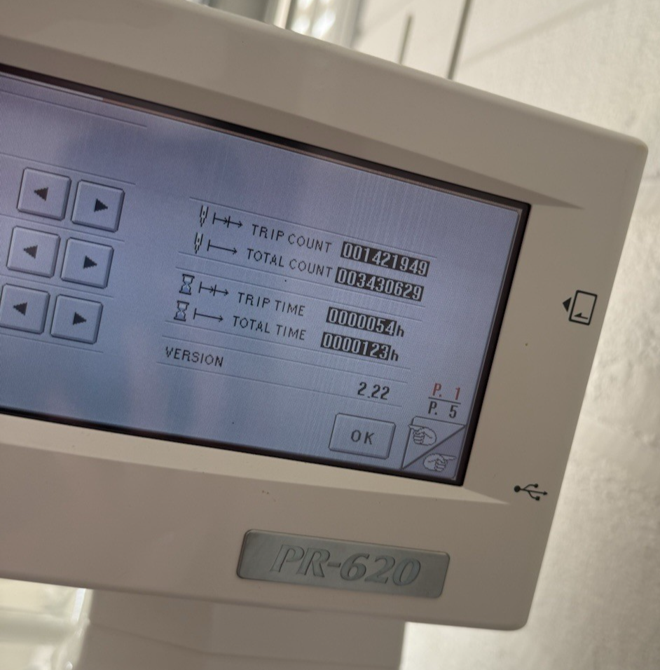 Brother PR-620, 6 Needle, Embroidery Machine W/Stand and Accessories | eBay