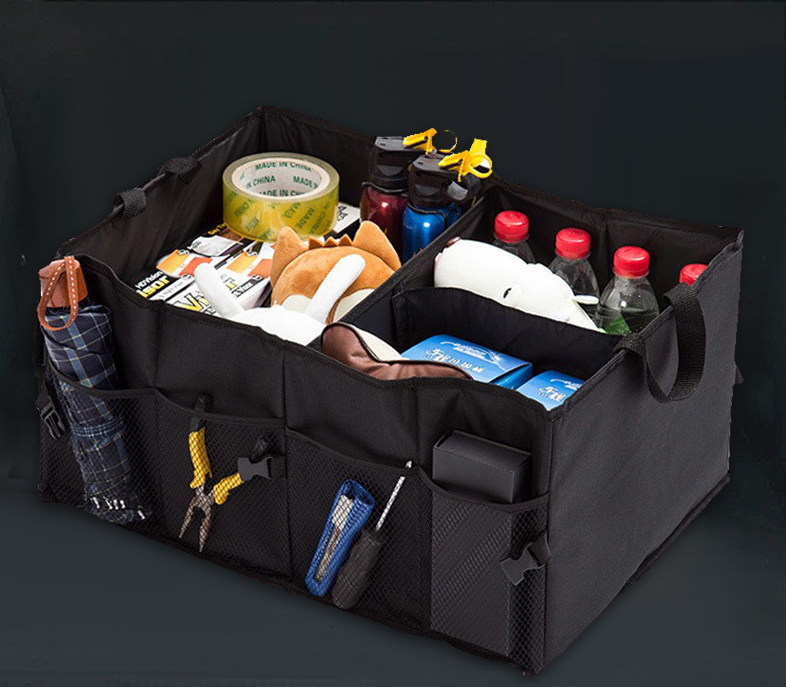 Trunk Cargo Organizer Folding Storage Collapse Bag Bin For Car Truck ...