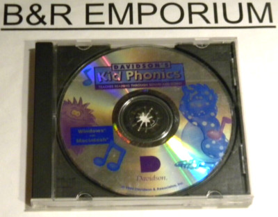 Davidson's 2-CD Lot: Kid Phonics 1994 + Learning Center Series: First ...
