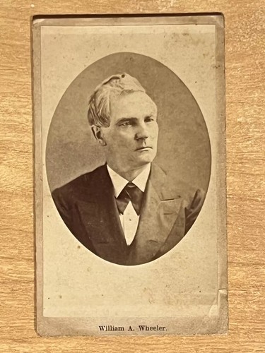 CDV William Almon Wheeler Vice President Hayes Adm. US Representative ...