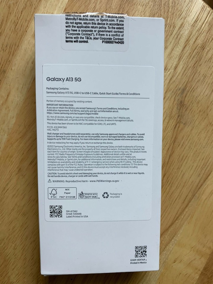 Samsung Galaxy A13 5G SM-A136U - 64GB - Black (GSM Unlocked ) | eBay