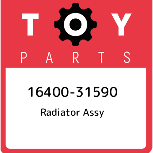 16400-31590 Toyota Radiator assy 1640031590, New Genuine OEM Part | eBay
