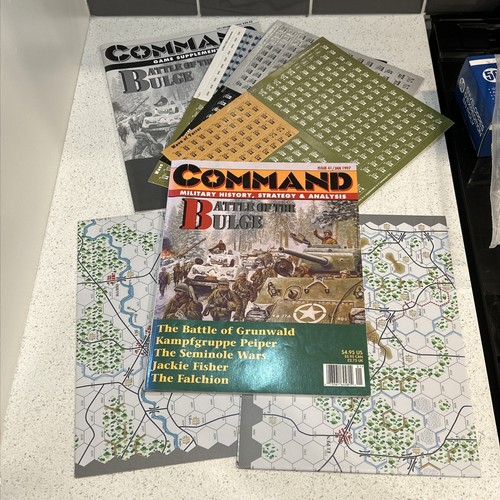 Command Magazine #41 Battle of the Bulge 1997 Unpunched Military ...