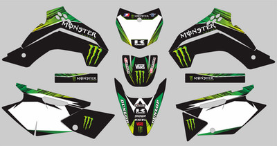 522 GRAPHICS KIT FOR KAWASAKI KLX 140 KLX140 2008-2018 | eBay